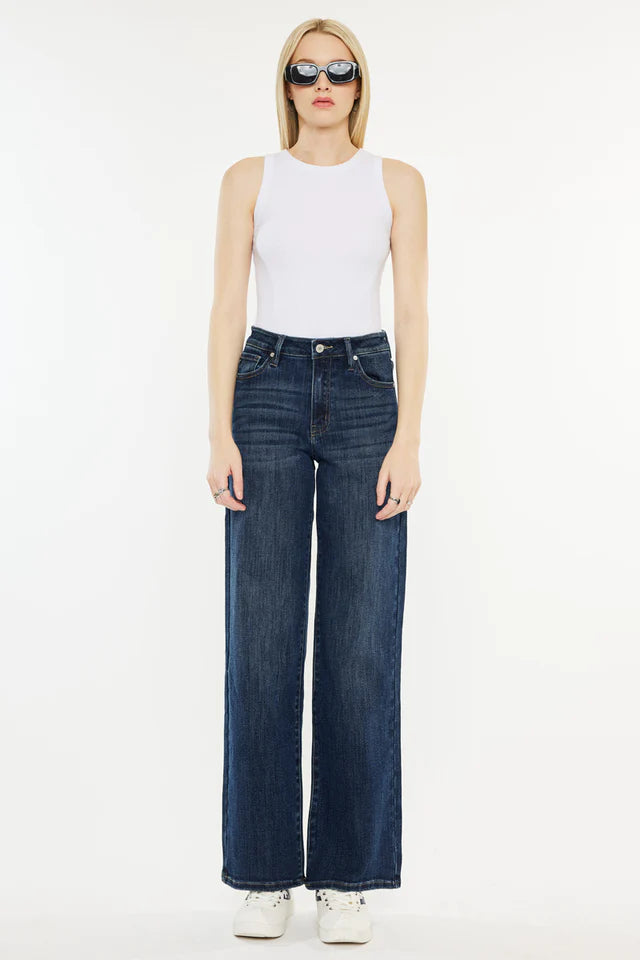 High Rise Wide Leg Jean – Spotted Gecko Clothing