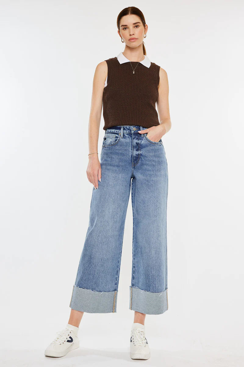 90's Cropped Wide Leg – Spotted Gecko Clothing