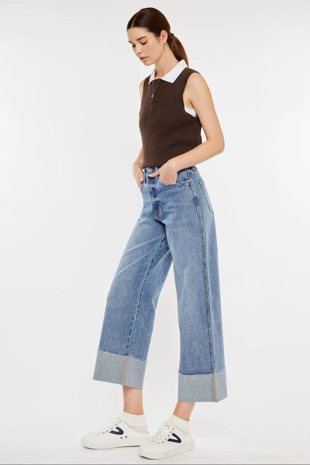 90's Cropped Wide Leg – Spotted Gecko Clothing