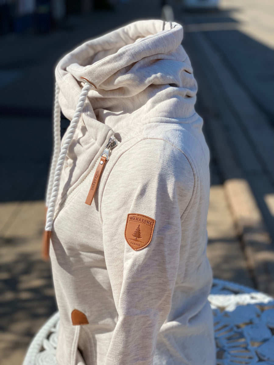 Hestia Heather Oatmeal side zip – Spotted Gecko Clothing